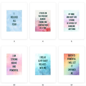 VISUAL BIRTH PLAN, Editable & Printable Natural Birth Preference Canva ...
