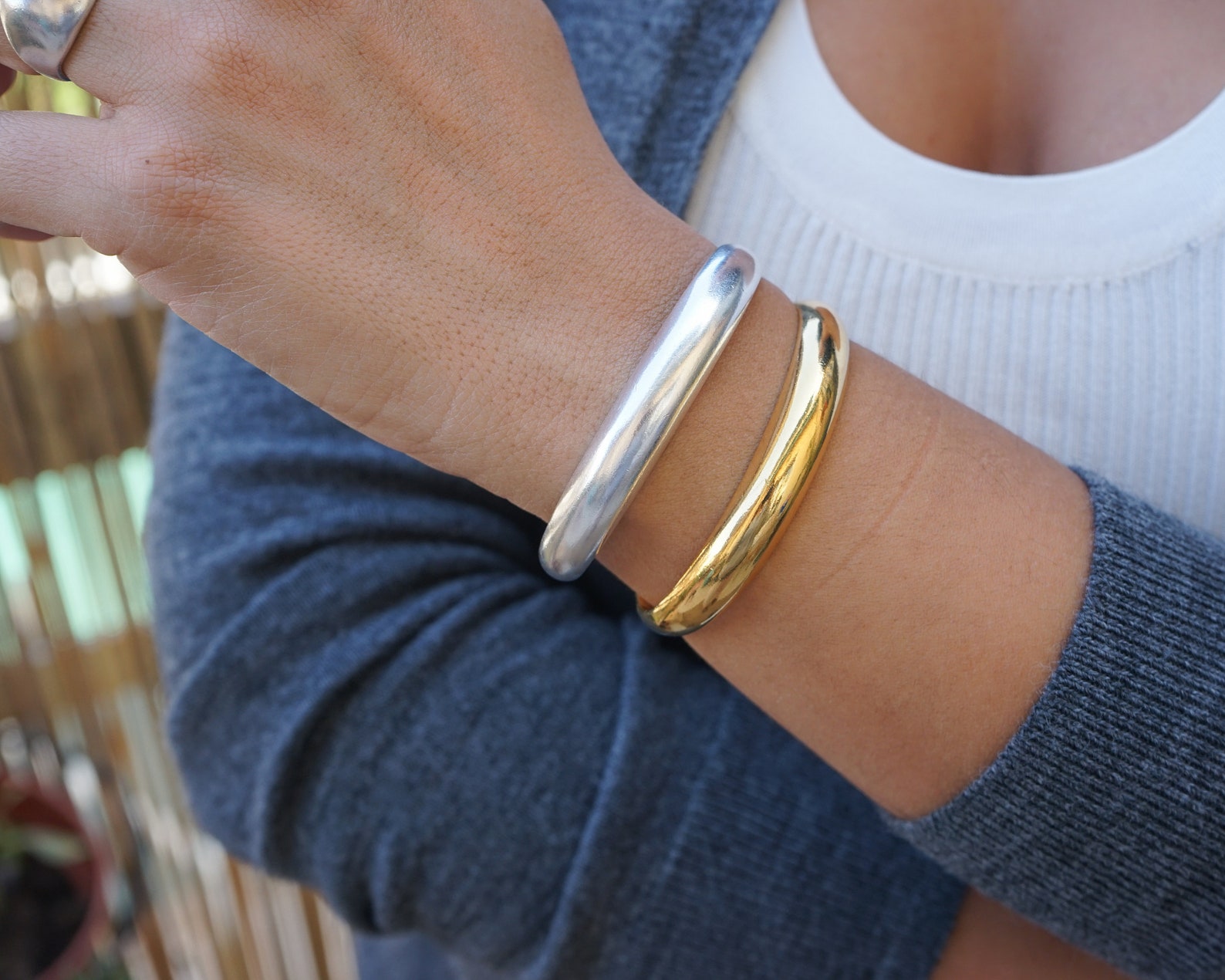 Antique Silver BOLD Cuff Thick Silver Plated Bracelet - Etsy