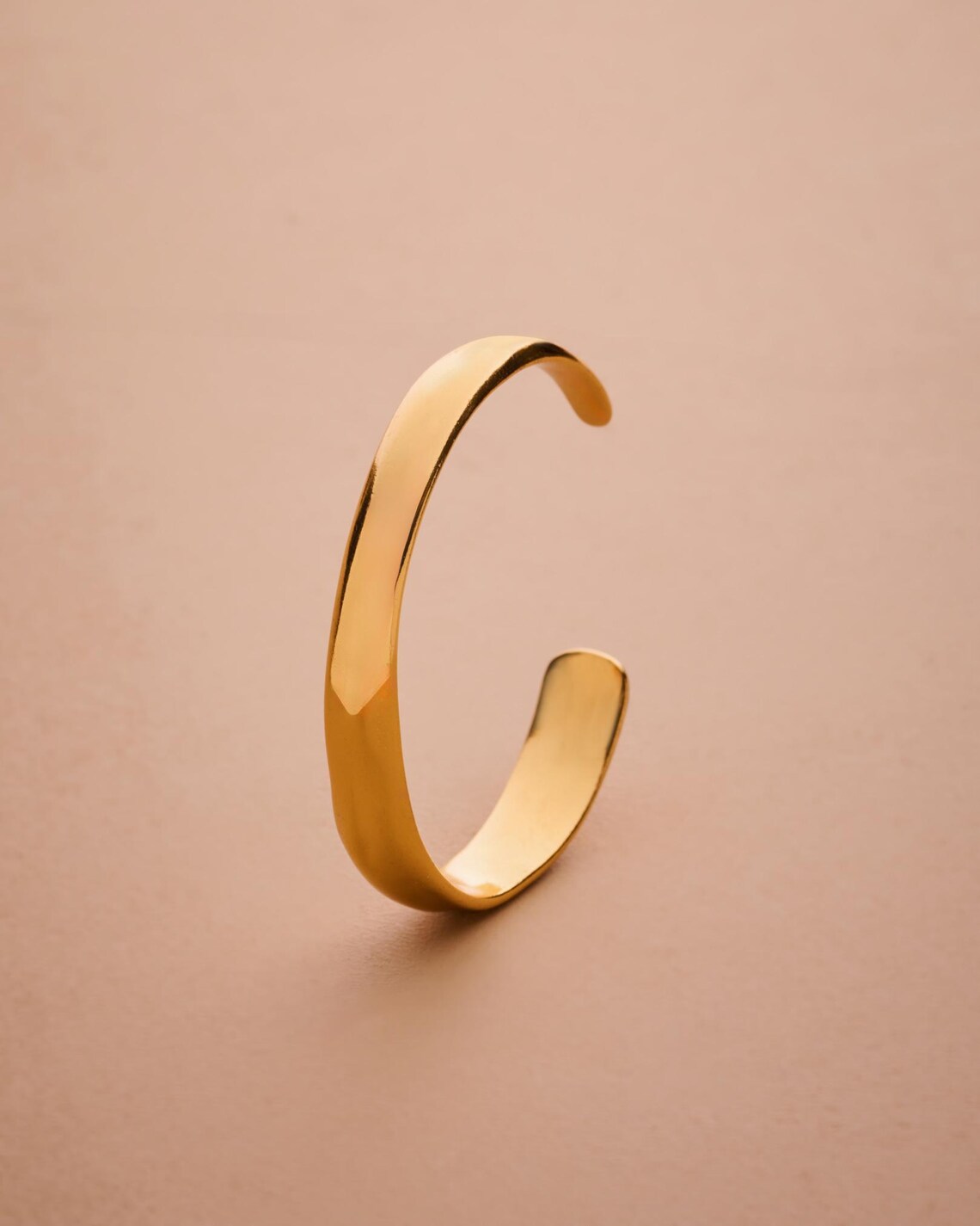 Gold Thick Hammered Cuff, Stacking Wristband Bracelet Stack, Stacking ...