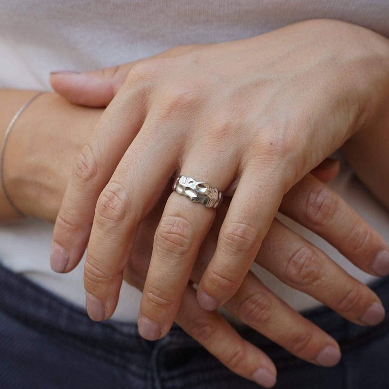 Large Steel Rings - Etsy