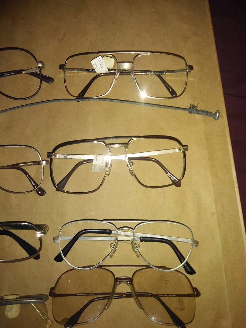 Vintage Eyeglass Frames From A Variety Of Designers Lot Of 21 Etsy