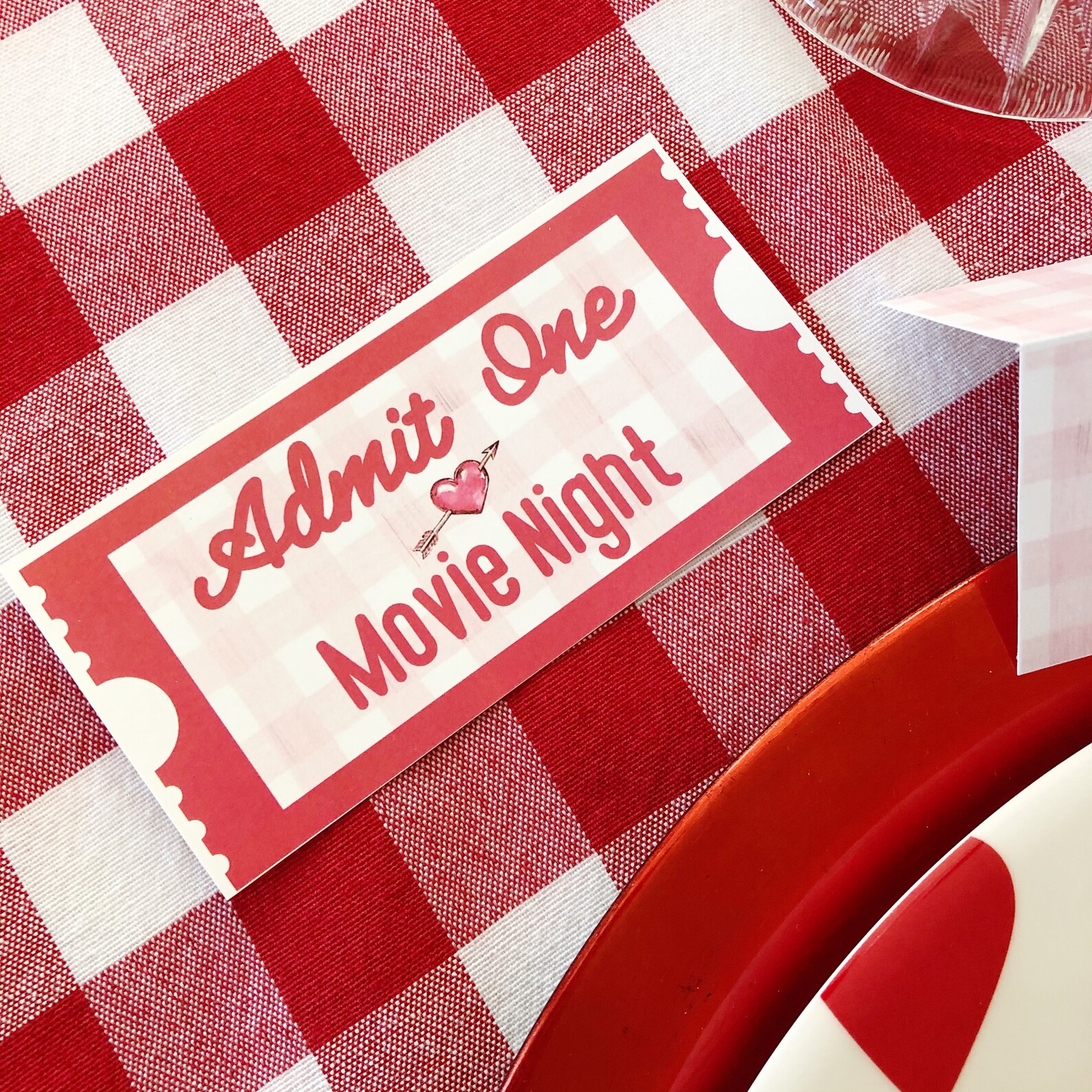 Valentine's Day Movie Night Printable Kit INSTANT DOWNLOAD - Etsy