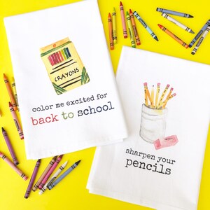 School Days Tea Towel - Etsy