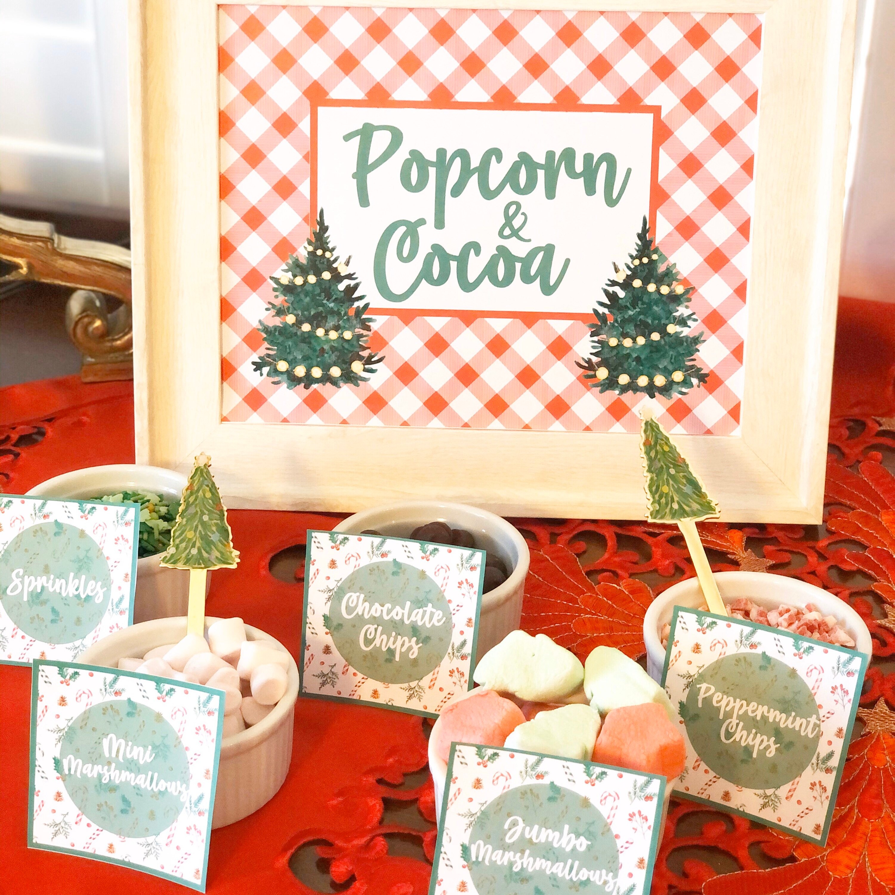 Christmas Movie Night Printable Kit INSTANT DOWNLOAD - Etsy