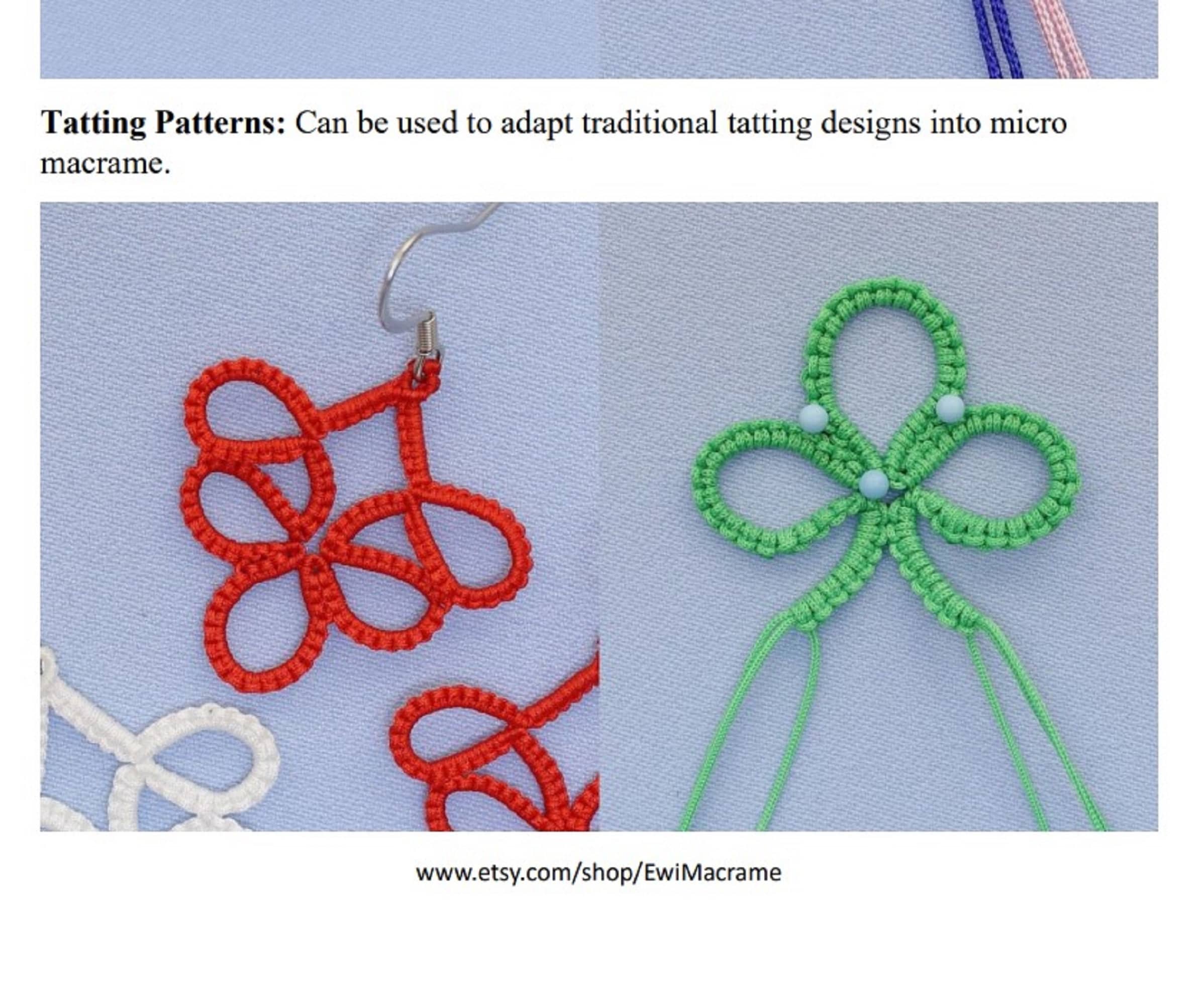 Micro Macrame Knots and Practical Applications PDF Guide (english ...