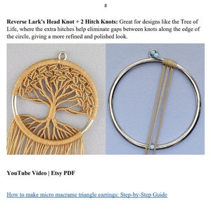 Micro Macrame Knots and Practical Applications PDF Guide - Etsy