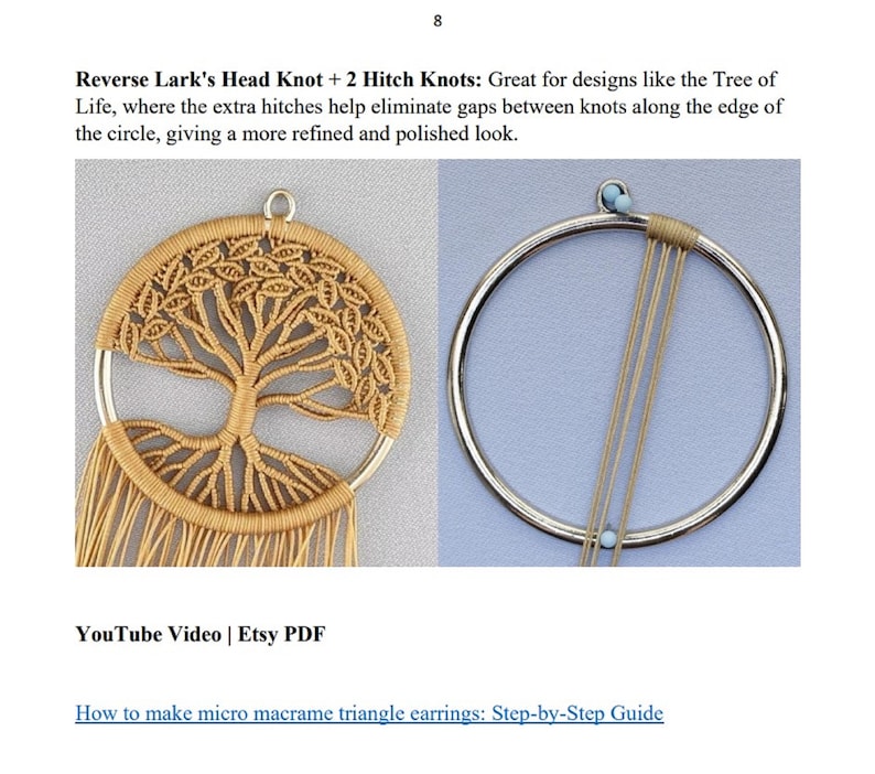 Micro Macrame Knots and Practical Applications PDF Guide - Etsy