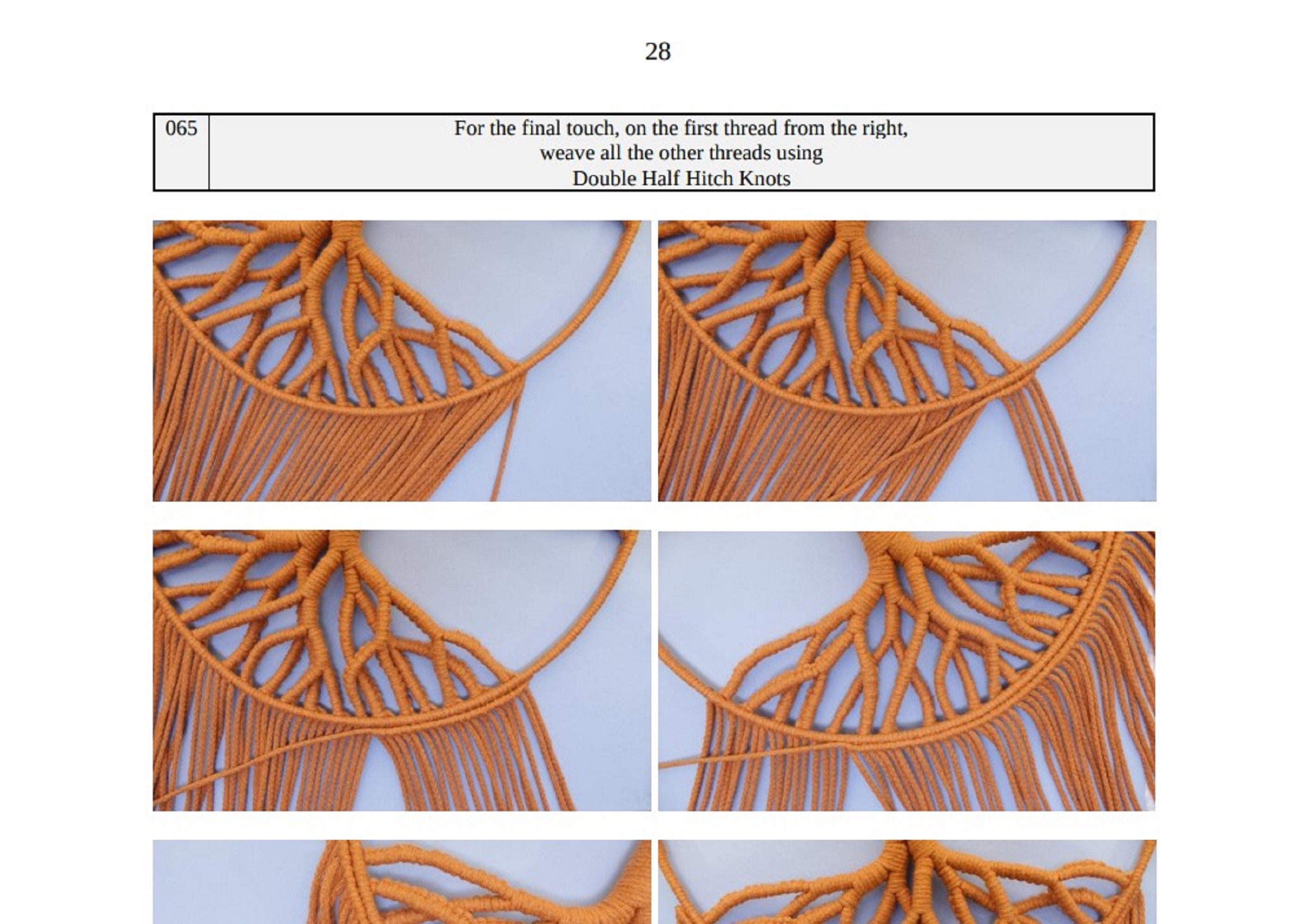 Macrame Tree of Life Tutorial: DIY Wall Decor PDF Pattern (35cm Circle ...