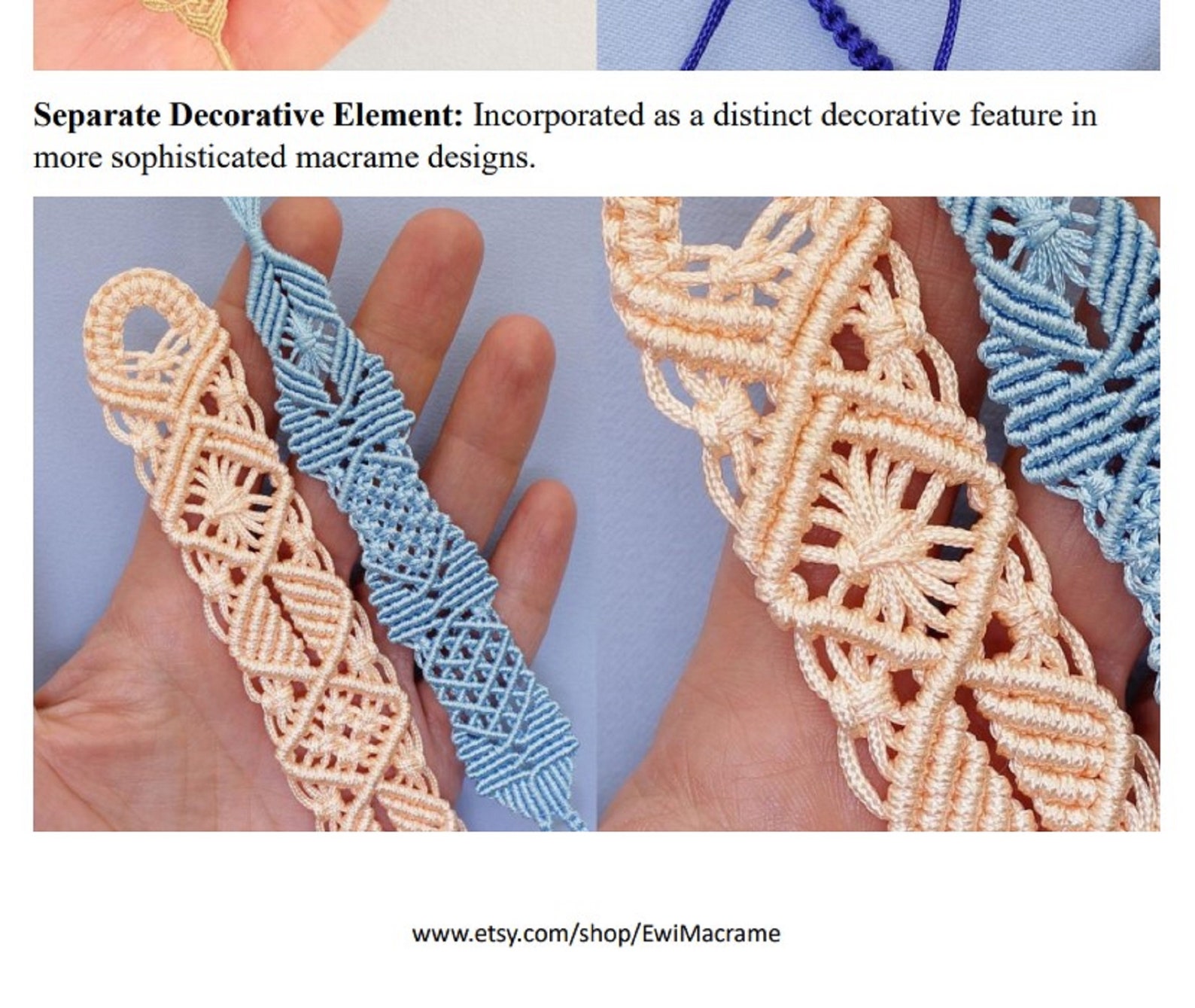 Micro Macrame Knots and Practical Applications PDF Guide - Etsy
