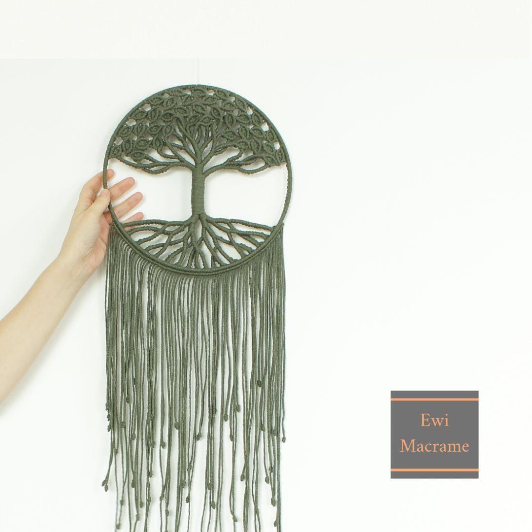 Macrame Tree of Life Wall Hanging Tutorial – DIY PDF Pattern - Etsy
