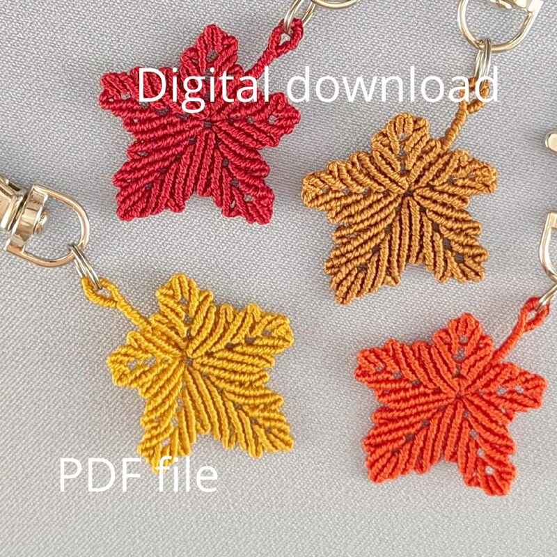 Macrame Leaf Pattern - Etsy