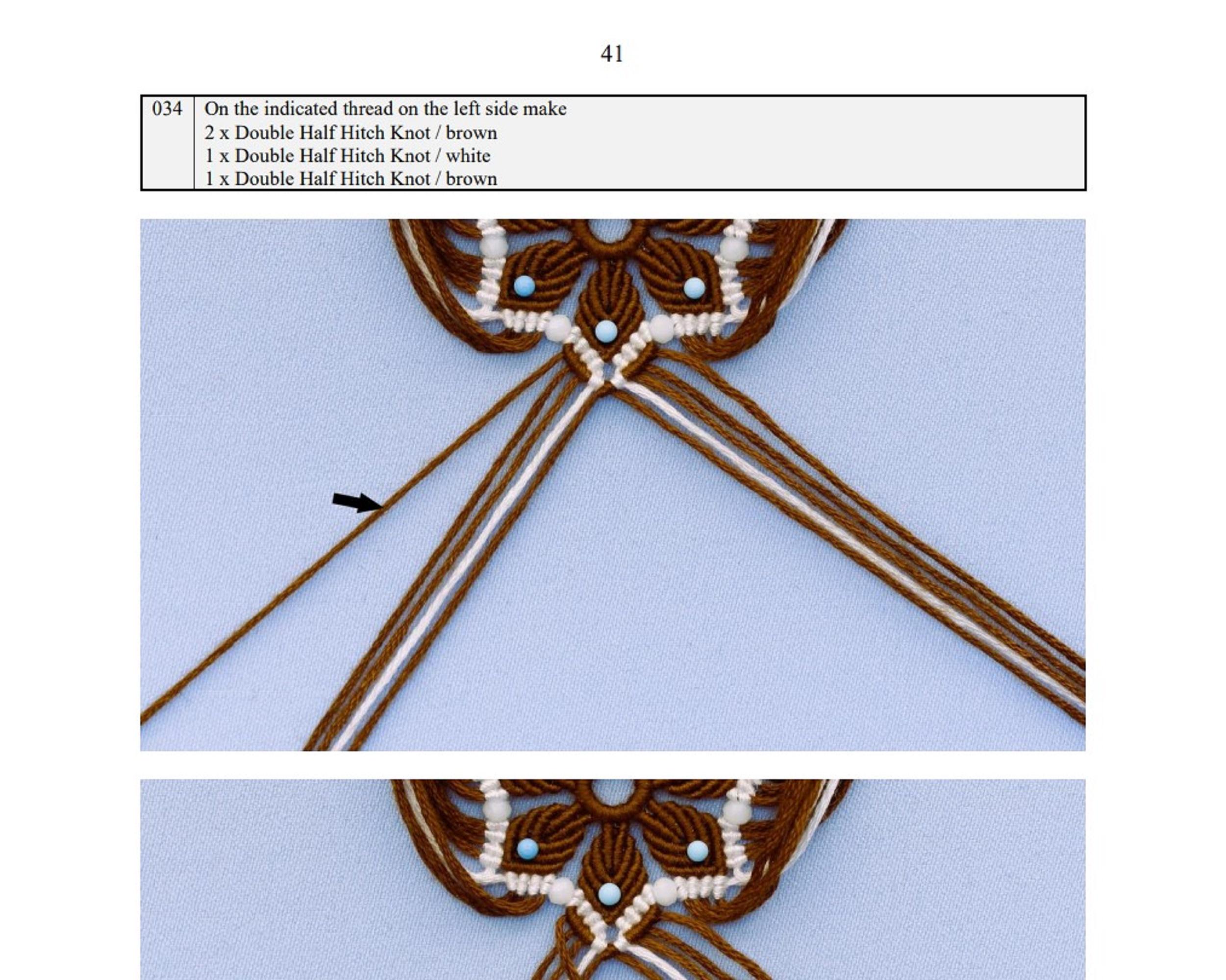 Gingerbread Star Macrame Pattern: Christmas Ornament Tutorial (PDF ...