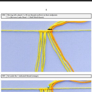 Daffodil Spring Flower DIY, Micro Macrame Flower Tutorial - PDF Digital Download, Over 250 ...