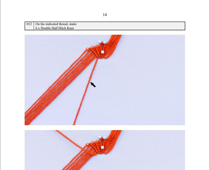 Easy-to-make PDF Pattern for Micro Macrame Heart Earrings, DIY ...