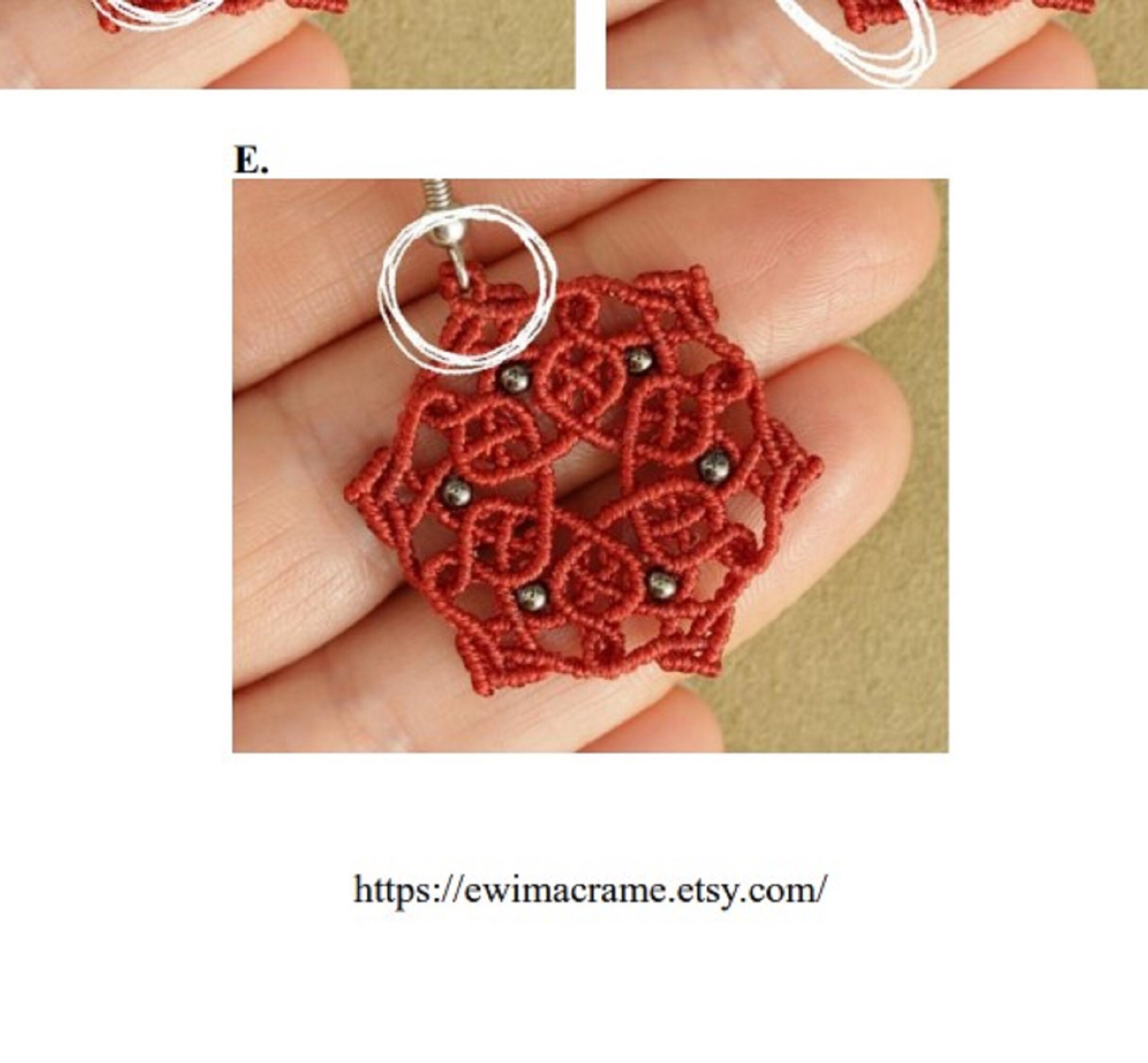 DIY Micro Macrame Celtic Mandala Tutorial - PDF Digital Download, Over ...