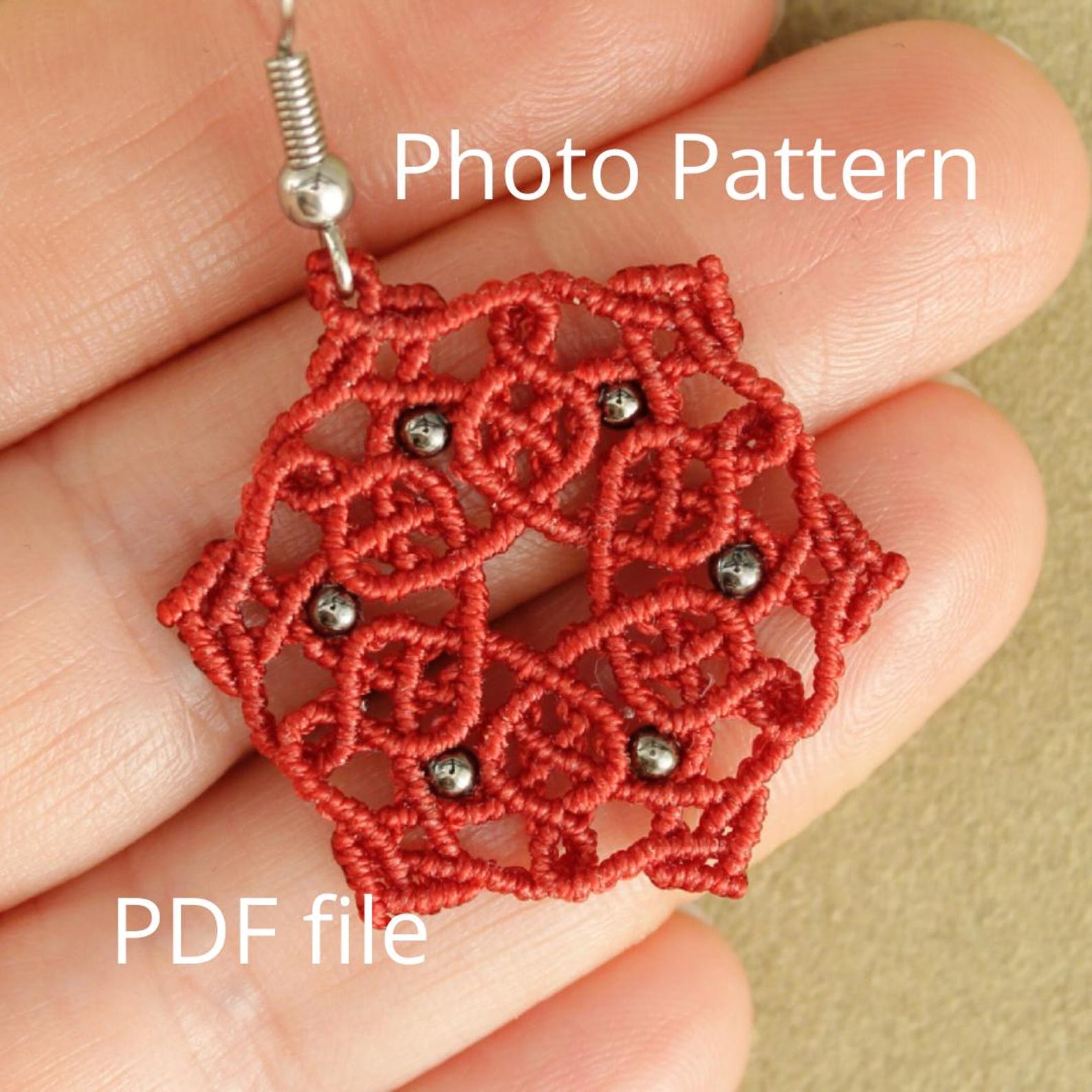 DIY Micro Macrame Celtic Mandala Tutorial - PDF Digital Download, Over ...