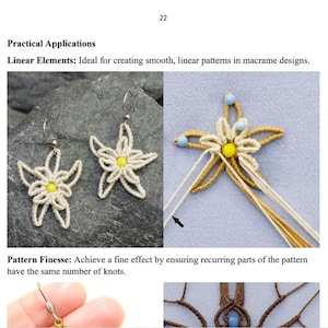 Micro Macrame Knots and Practical Applications PDF Guide - Etsy