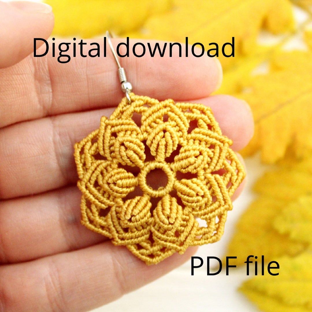Mandala Flower Pattern, Tutorial - PDF Digital Download, Over 90 ...
