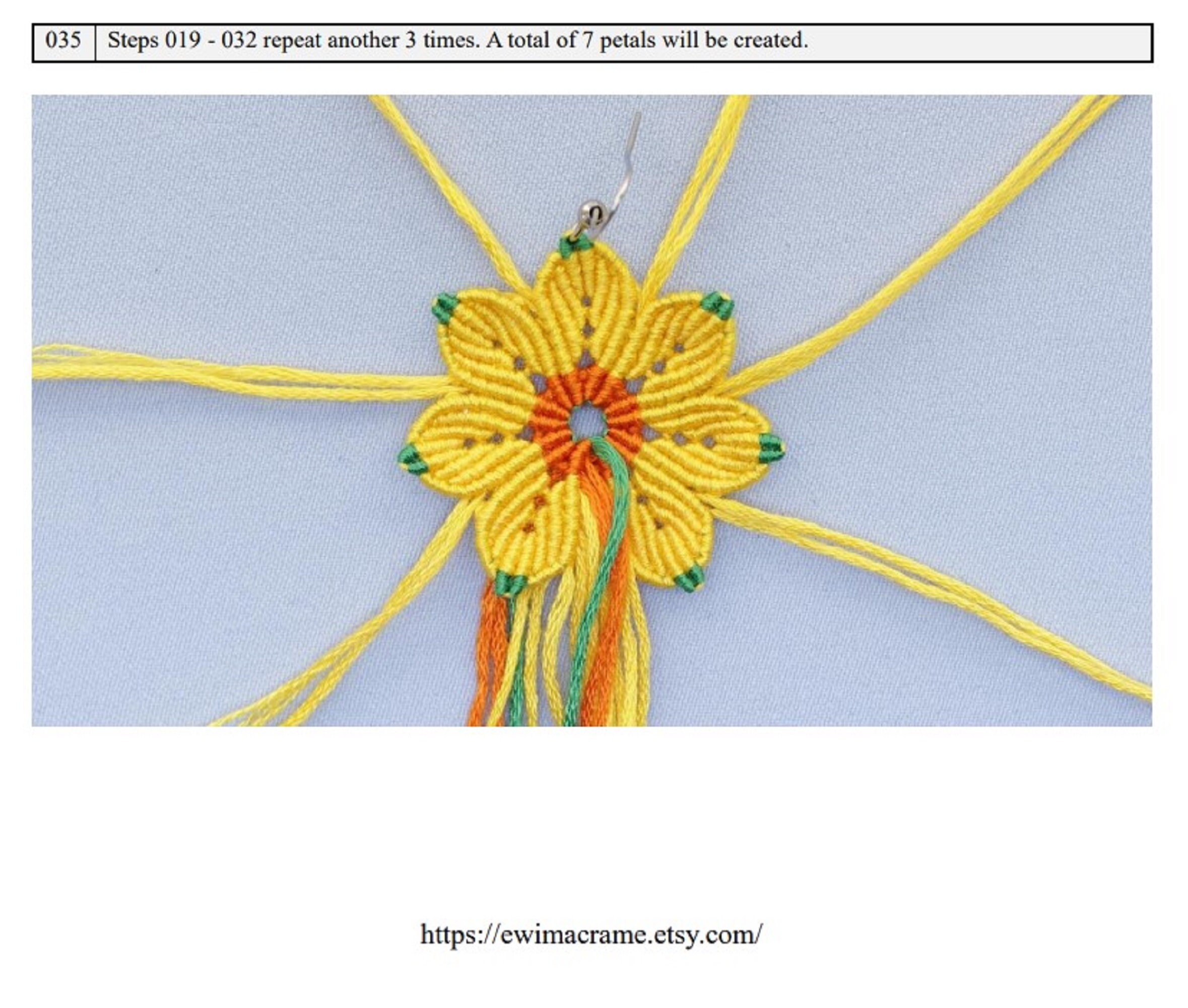 DIY Micro Macrame Flower Power Tutorial PDF Digital Download, Over 100 Pictures - Etsy