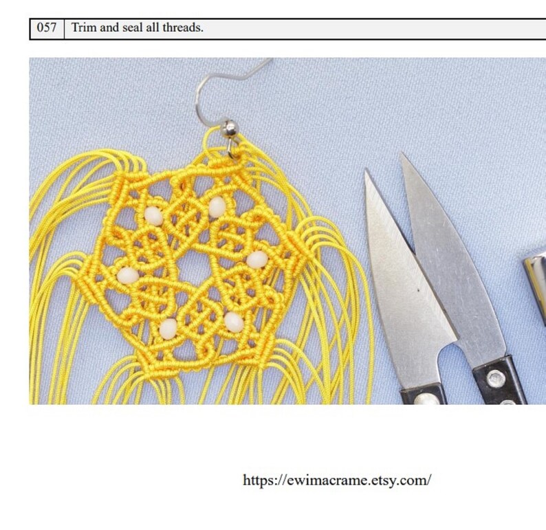 DIY Micro Macrame Celtic Mandala Tutorial - PDF Digital Download, Over ...