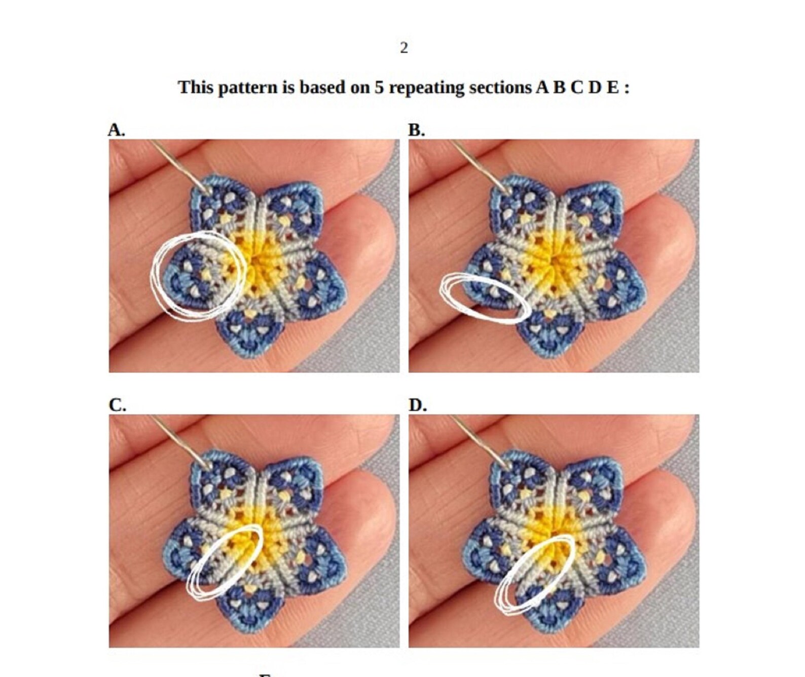 Micro Macrame Flower Tutorial - PDF Digital Download, Over 50 Pictures With Free Youtube Video ...