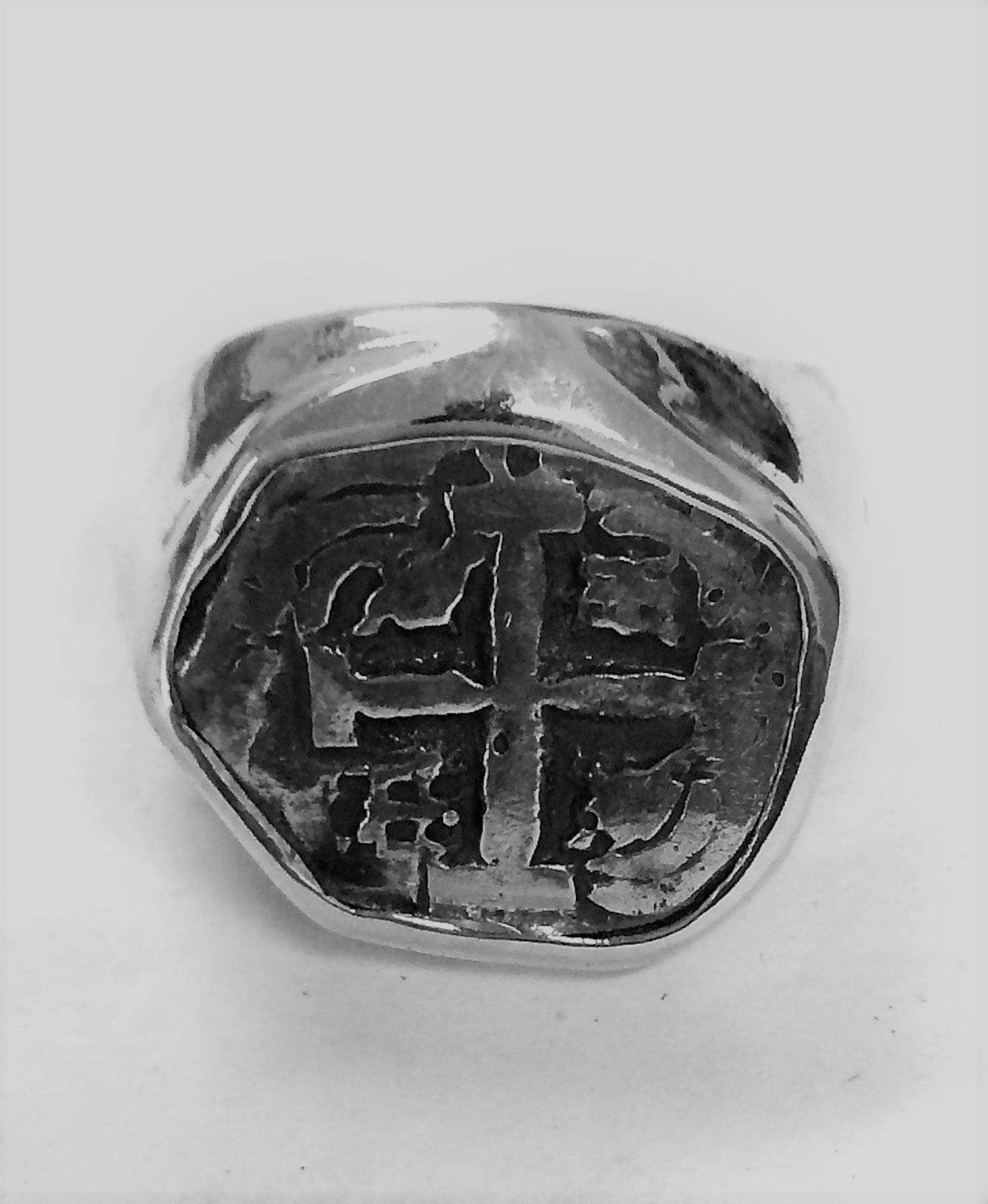 Atocha Coin Ring Sterling Silver Mens Ladies Treasure Jewelry - Etsy