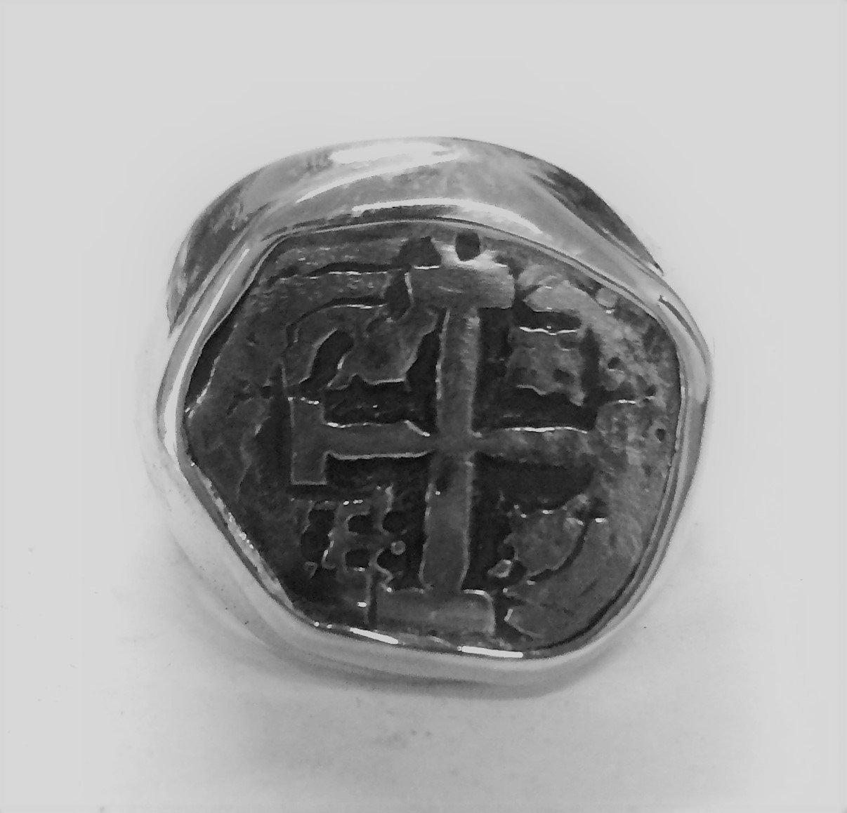 Atocha Coin Ring Sterling Silver Mens Ladies Treasure Jewelry - Etsy