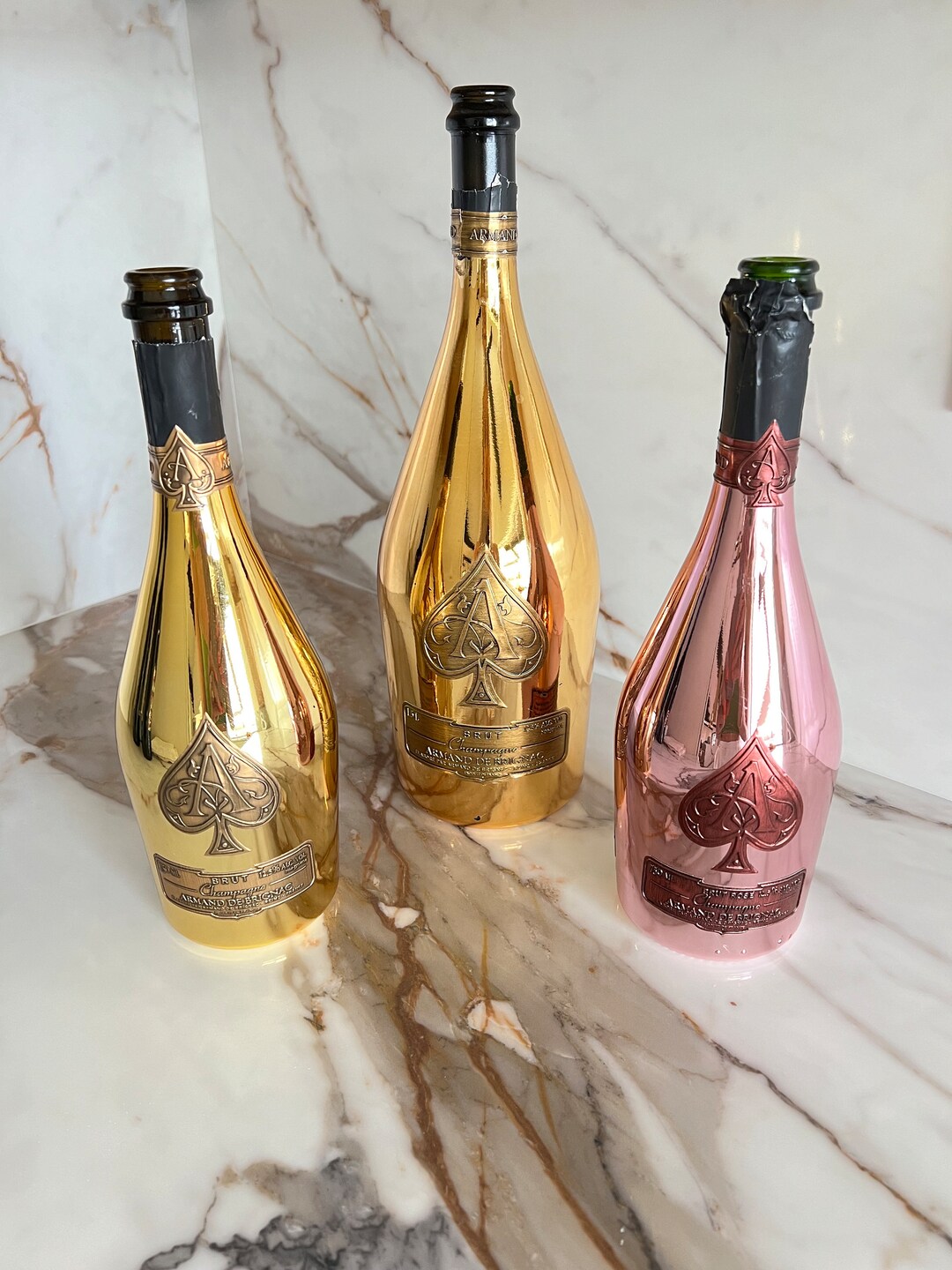 Ace of Spades EMPTY Recycled Bottle - Etsy