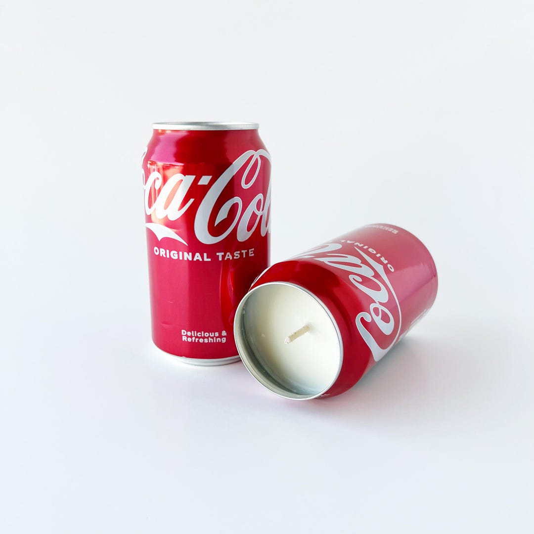 Coca Cola Recycled Can Candle - Etsy