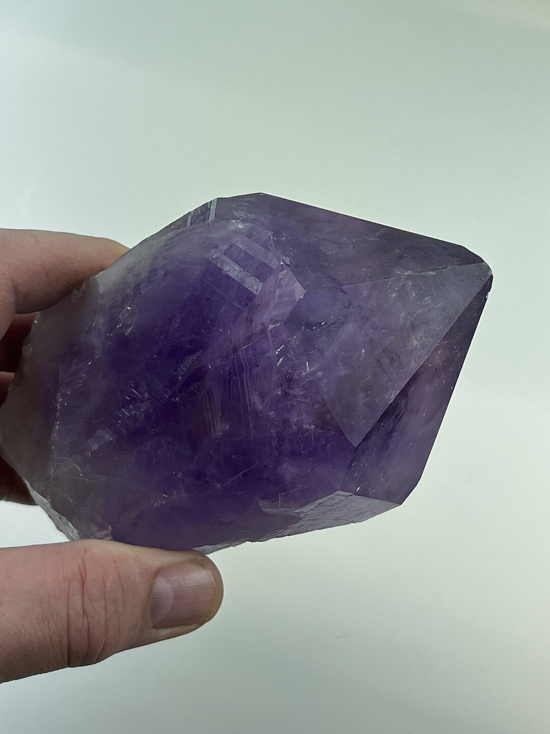 6''____large GEMMY Ametrine Quartz Crystal Lightbrary Point__bolivia ...