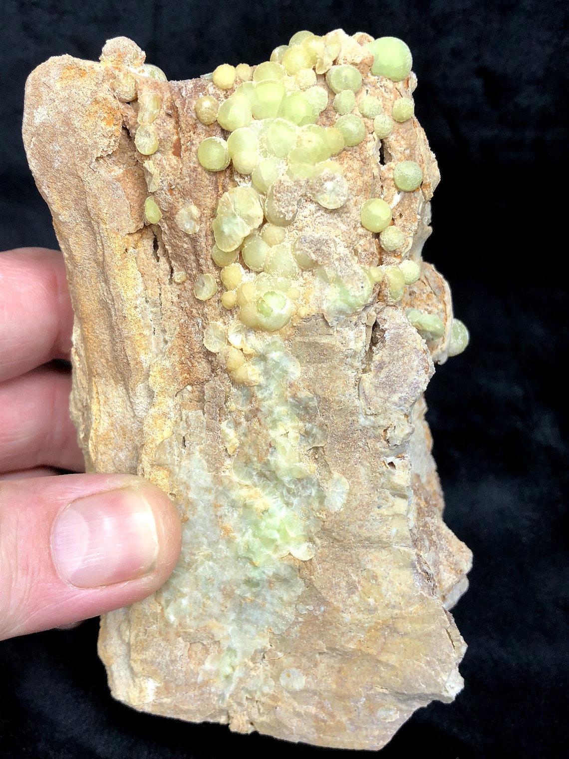 HUGE RARE Yellow Wavellite Specimen From Mount Pleasant Mills ...