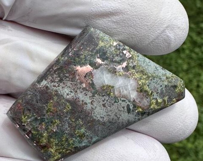Beautiful ( 83.5 Ct. ) Native Copper Cabochon From Houghton County ...