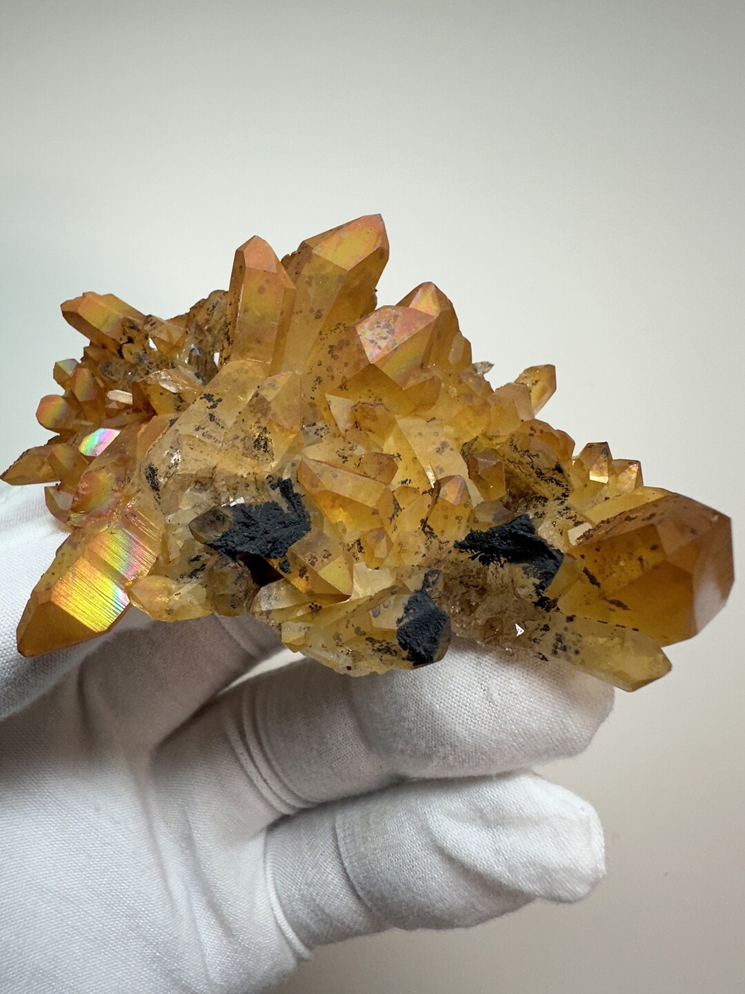 Incredible Rainbows___beautiful Natural Solaris Arkansas Quartz Crystal ...