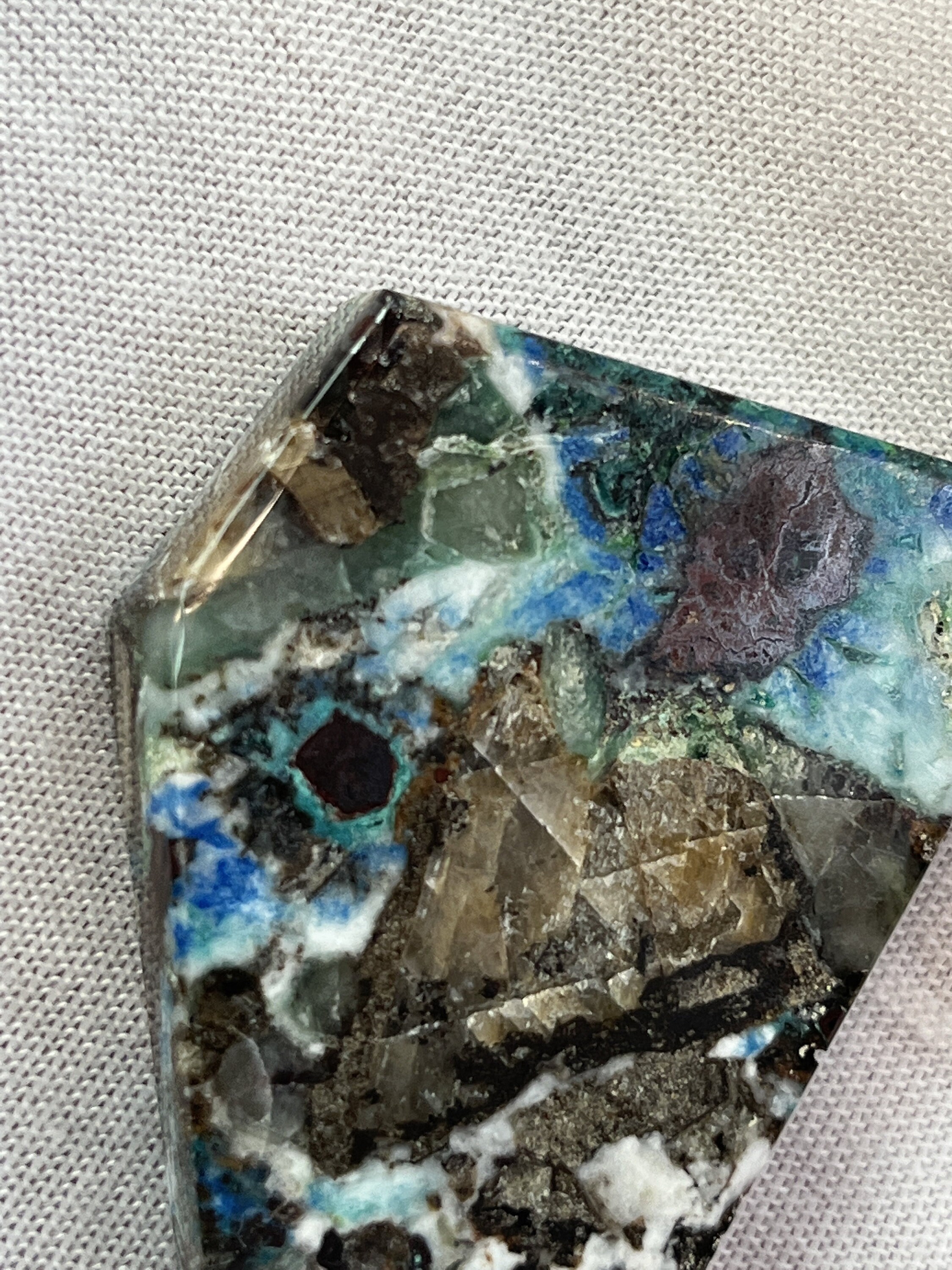 Incredibly Very RARE (95.5 Ct.) Polished Apache Gem Chrysocolla ...