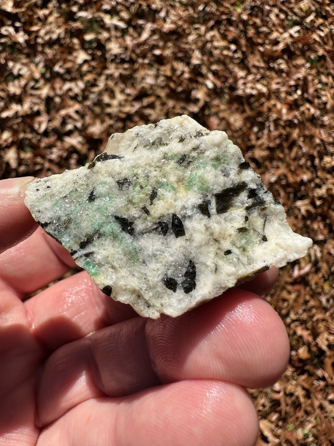 Large RARE Gemmy Dark Green Emerald in Matrix Specimen From Crabtree ...