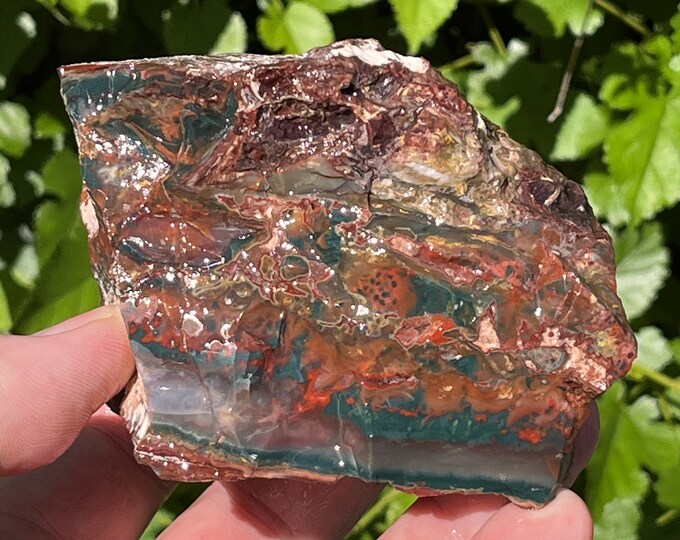18 Oz___collector Grade___large RARE Idaho Sunset Jasper Rough Specimen ...