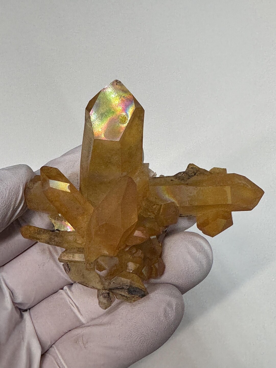 Rainbows___top Quality____beautiful Large Natural Solaris Arkansas ...