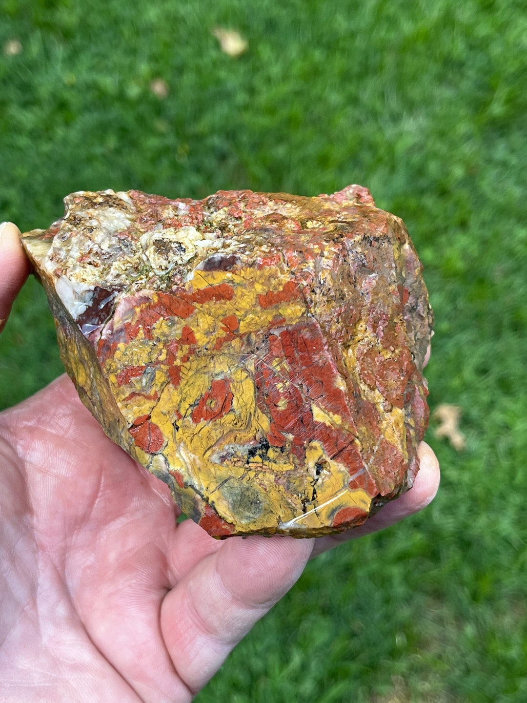 RARE ( 21.8 Oz ) Top Quality Morgan Hill Poppy Jasper Rough, Morgan ...