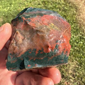 Top Grade__large RARE Idaho Sunset Jasper Rough Specimen - Agate ...