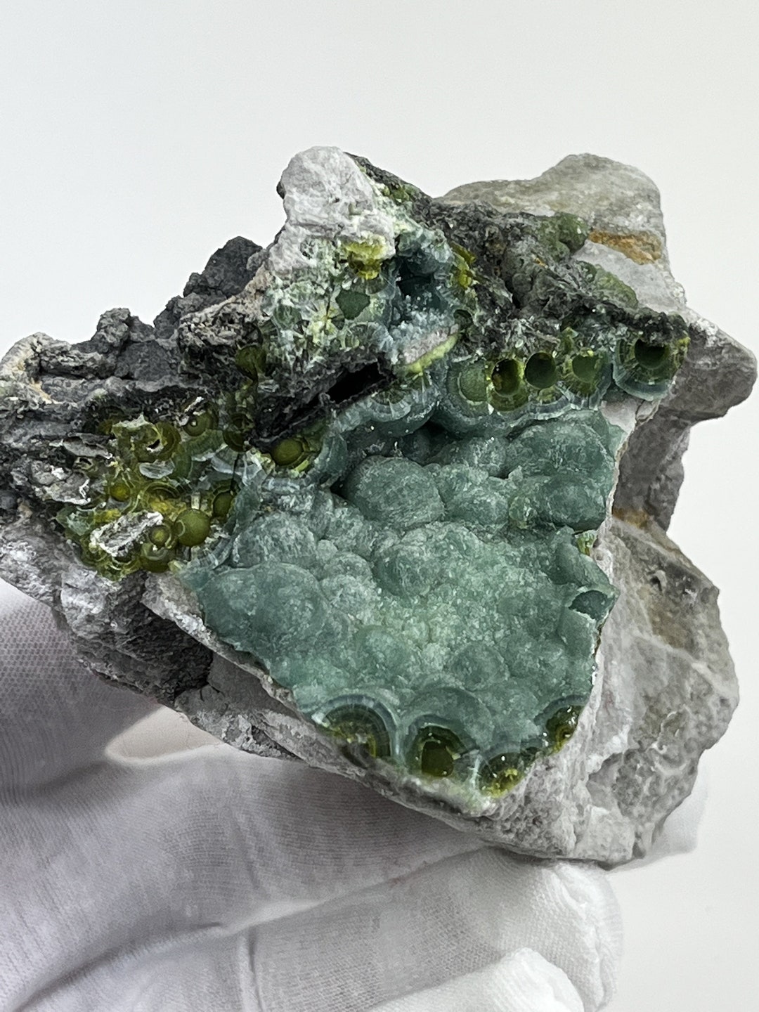 LARGE Rare BLUE / GREEN Wavellite Specimen From Arkansas - Etsy