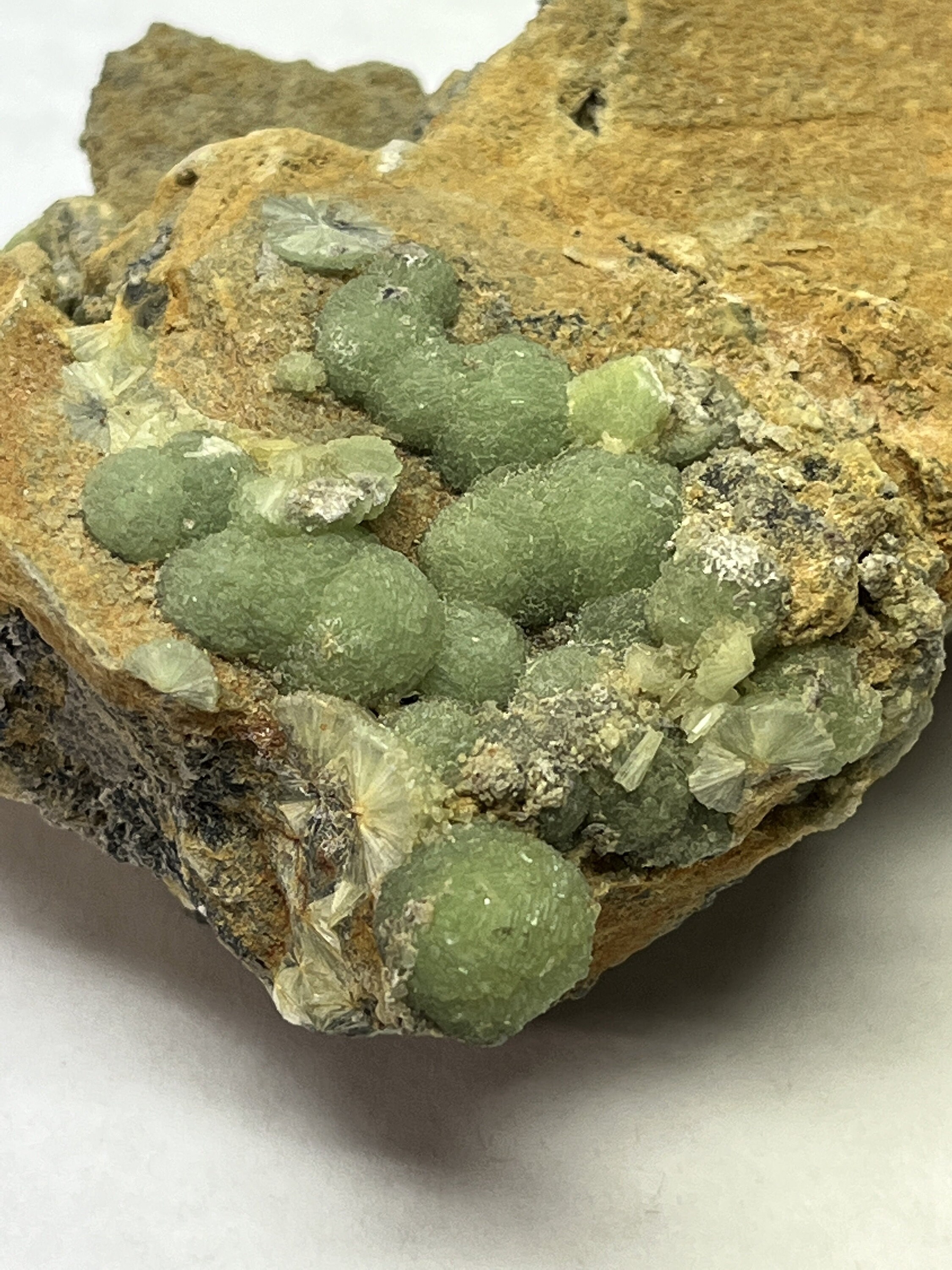 Home Décor High Luster___LARGE RARE GREEN Wavellite Specimen from ...