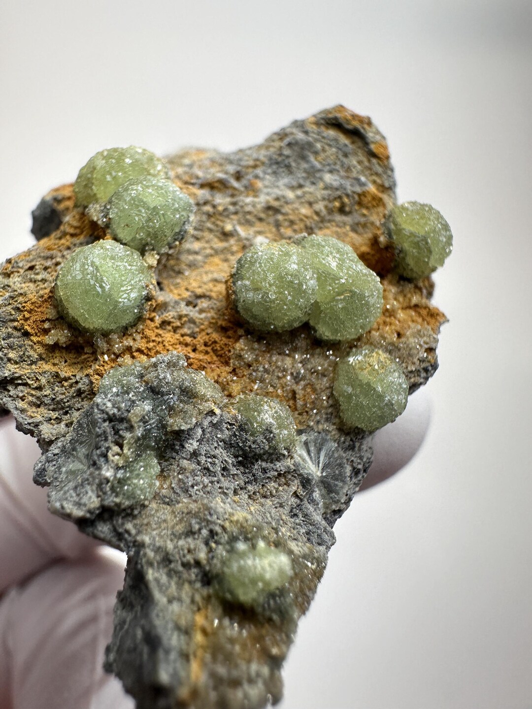 High Luster___rare GREEN Wavellite Specimen From Mt. Ida, Arkansas - Etsy