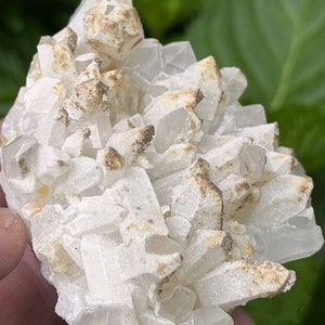 Rare Display___large Arkansas Quartz Crystal Cluster With Adularia - Etsy