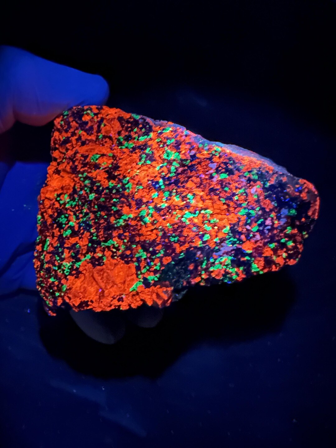 Highly Fluorescent___rare Franklinite / Willemite Specimen From Franklin, N.J. - Etsy