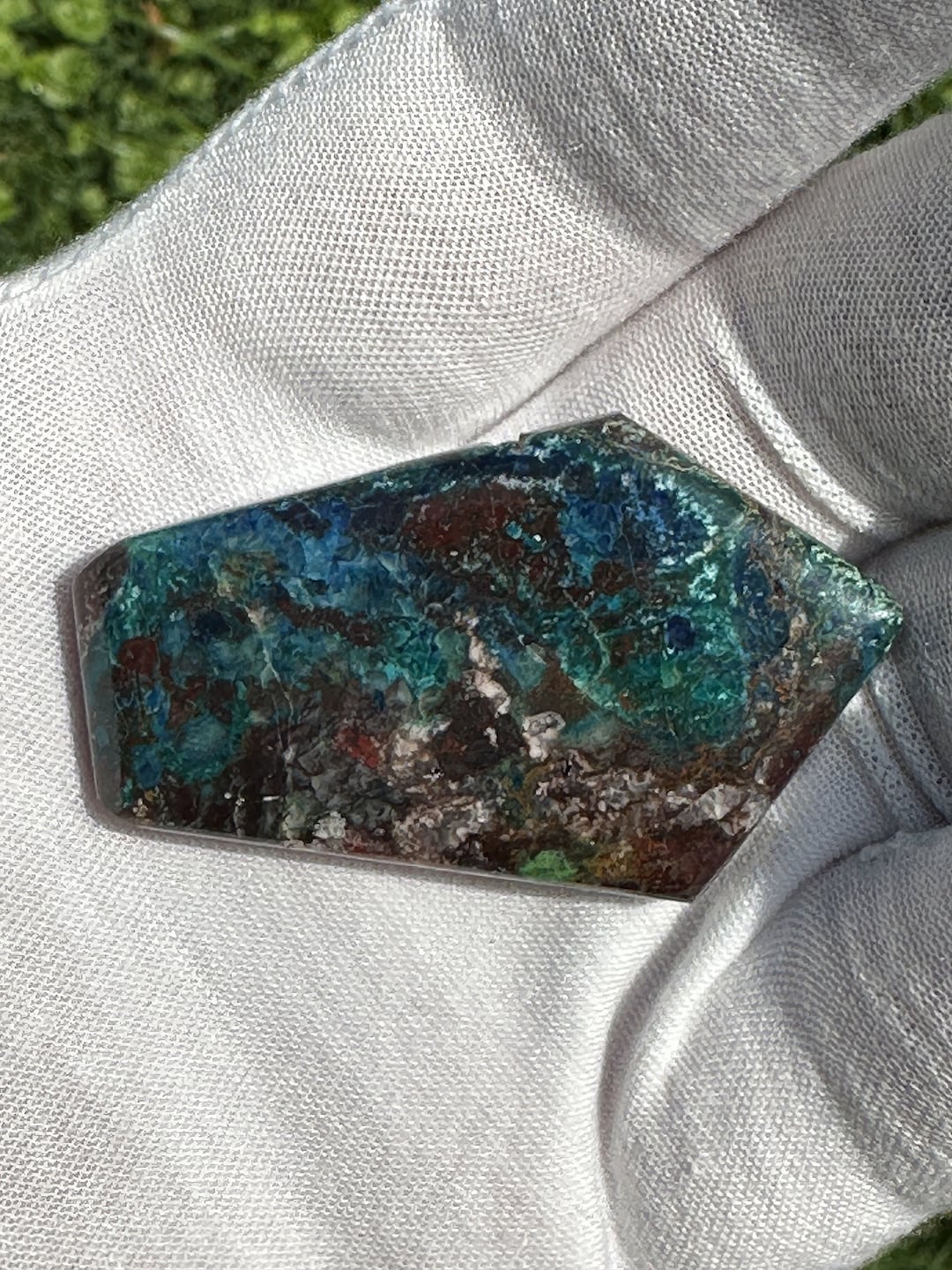 Incredibly Very RARE ( 117 Ct.) Polished Apache Gem Chrysocolla ...