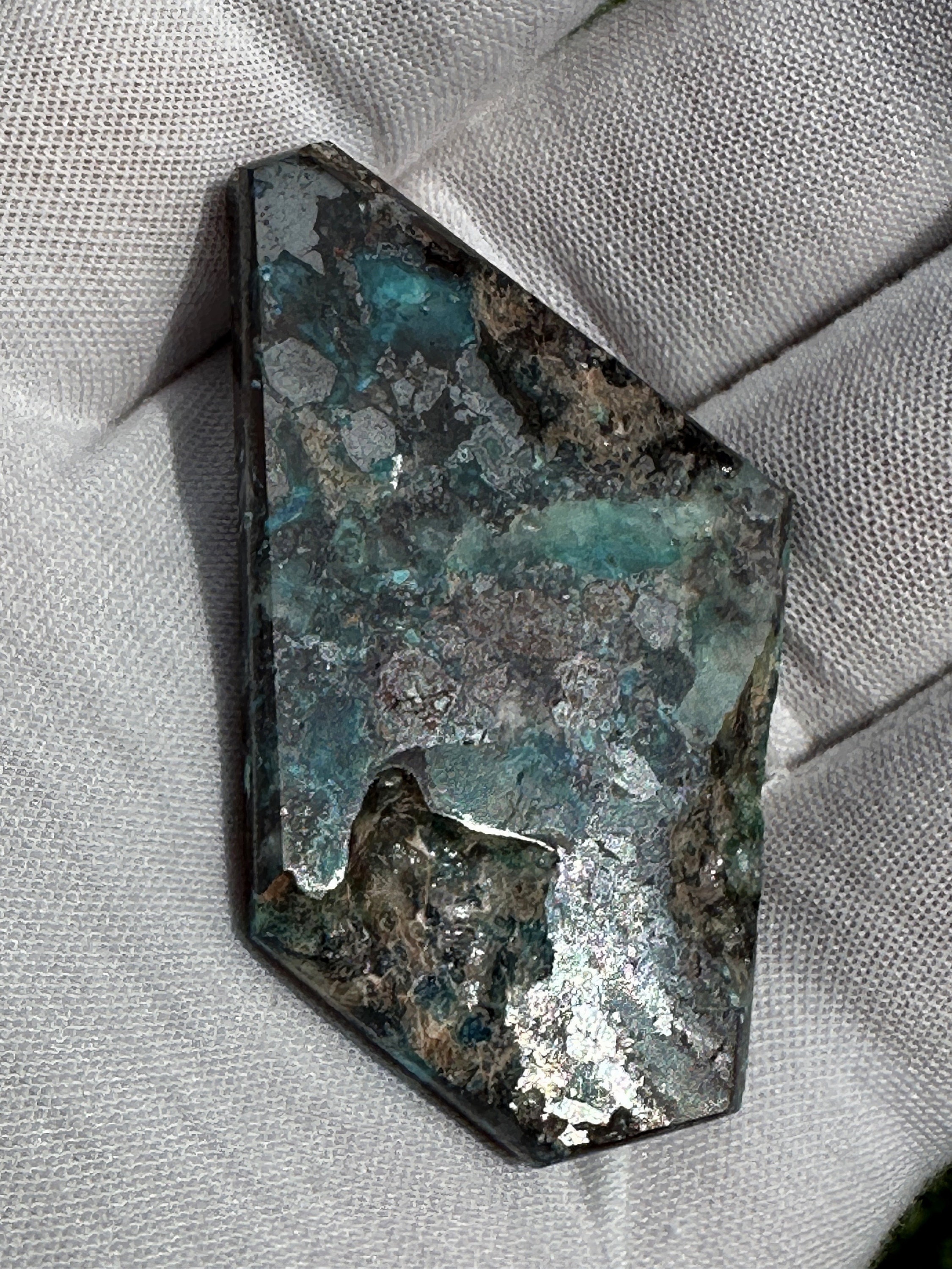 Incredibly Very RARE ( 126 Ct.) Polished Apache Gem Chrysocolla ...