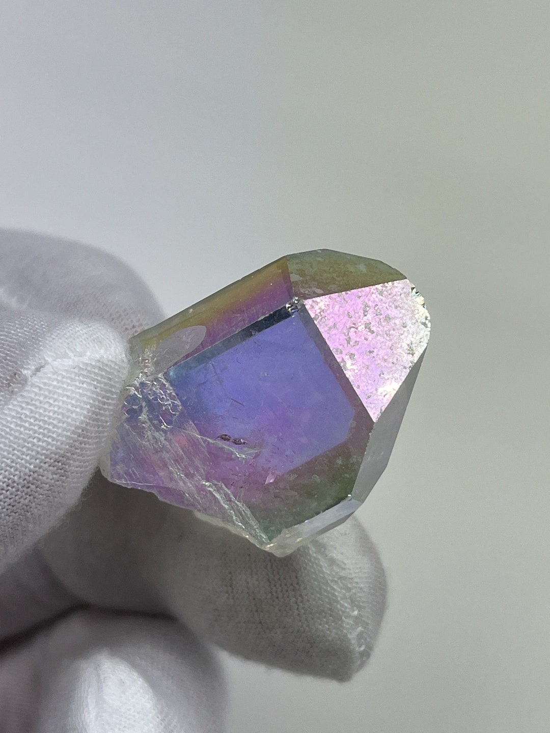 Mcearl Mine___vivid Angel / Opal Aura Arkansas Quartz Crystal Point - Etsy