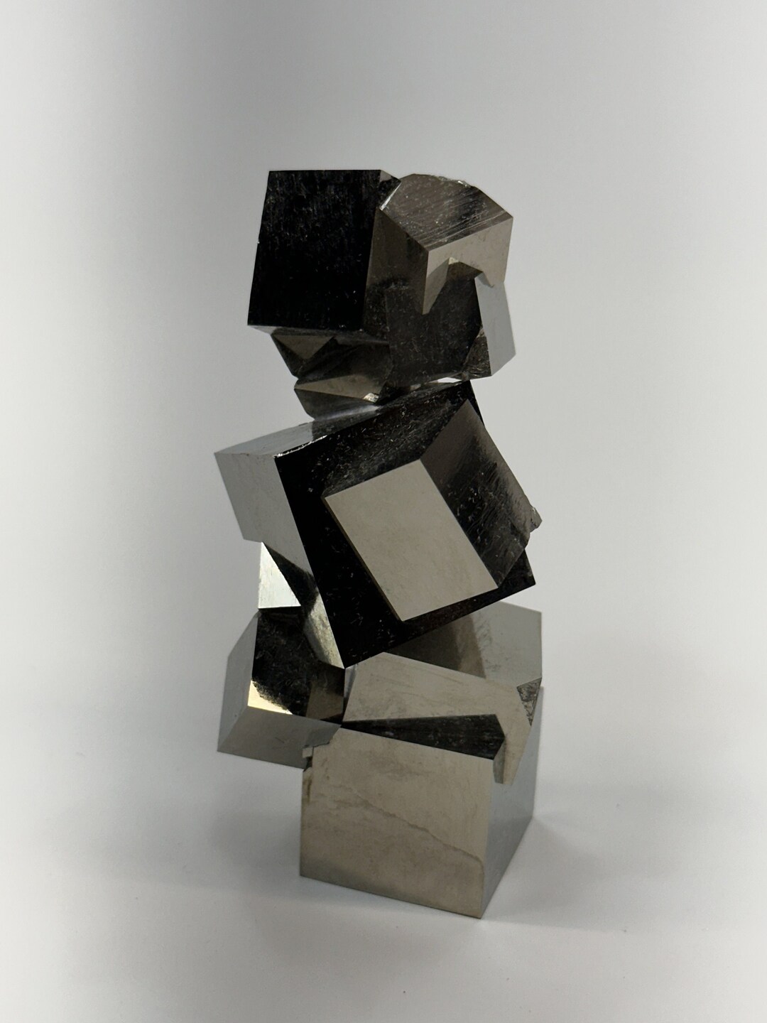 10 Cubes__large Lustrous Entwined Interlocking Pyrite Cube Cluster ...