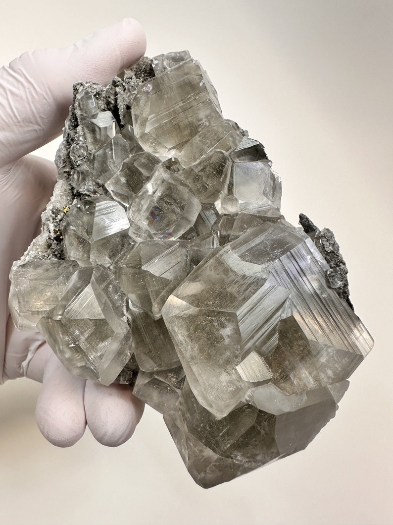 Premium Specimen__large GEMMY Linwood Mine Calcite / Marcasite Crystal ...