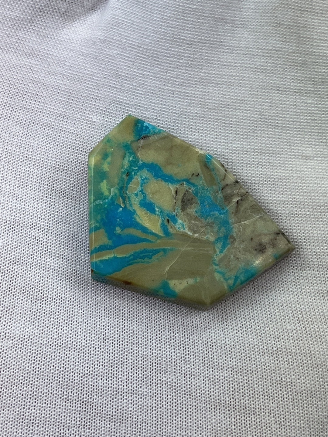 RARE ( 55 Carats ) Mona Lisa Mine Turquoise Cabochon , Polk County ...